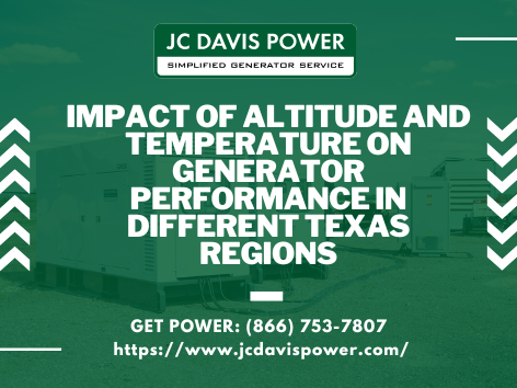 Impact of Altitude and Temperature on Generator Performance in ...